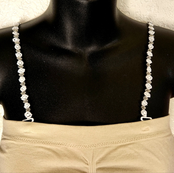 Strappy's | Intimates & Sleepwear | Flower Shaped Beaded Decorative Bra ...